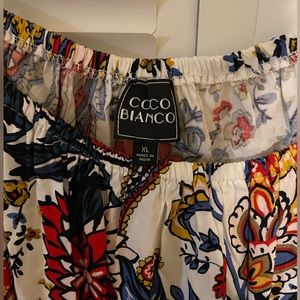 Coco Bianco | Tops | Coco Bianco Cinched Sleeve Blouse | Poshmark